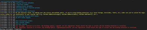 Nodejs The Binding Types Signalr Are Not Registered Stack Overflow