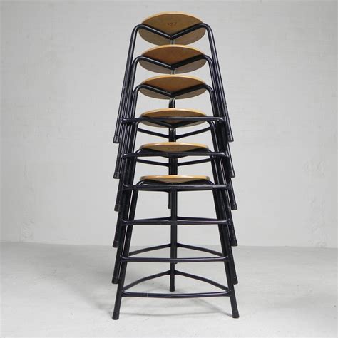 Industrial Stackable Stool 1960s For Sale At Pamono