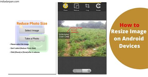 how to resize image on android devices india darpan