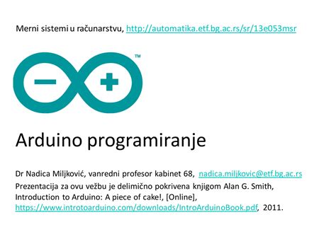 Arduino Programiranje 2020 Skripta Za Pdf