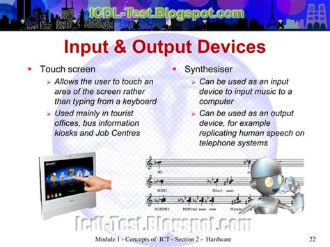 Icdl Module 1 Concepts Of Ict Information And Communication Technology Presentation Slides