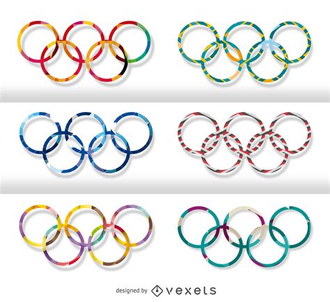 Olympic Rings Logo Clip Art