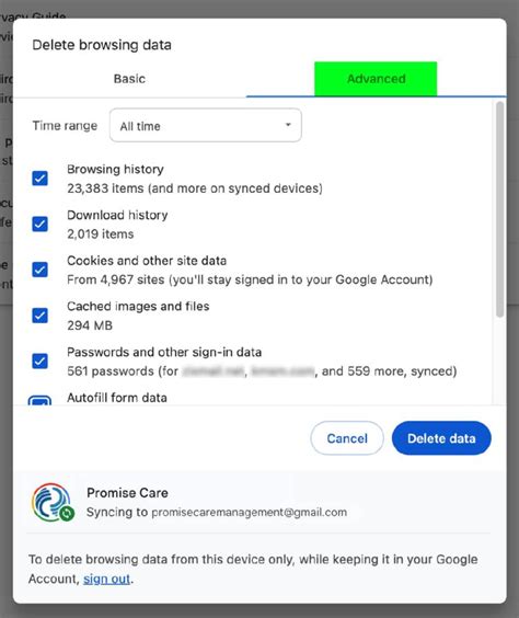 Clearing Your Browser Cache Google Chrome Riverside Medical Care Urgent Care Emergency