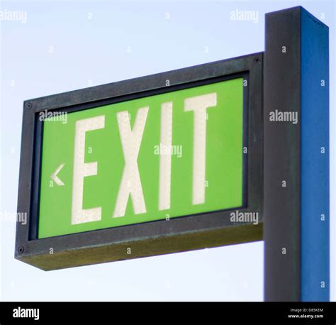 Text Exit Hi Res Stock Photography And Images Alamy