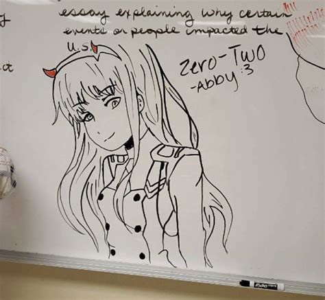 Zero Two Sketch By Bxbyprxncxss On Deviantart