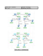 Network Technology Applying IP Addresses Static Routing Course Hero