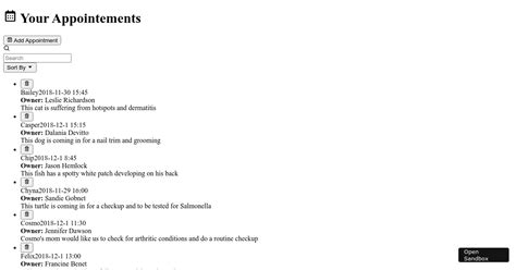 My App Codesandbox