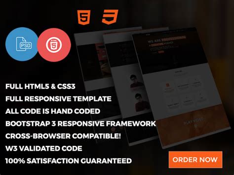 Convert Psd To Responsive Html5 Css3 Using Bootstrap 4 By Istekar Fiverr