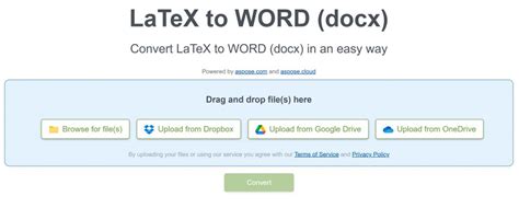 Convert Latex To Word Online Latex To Docx Tex To Word