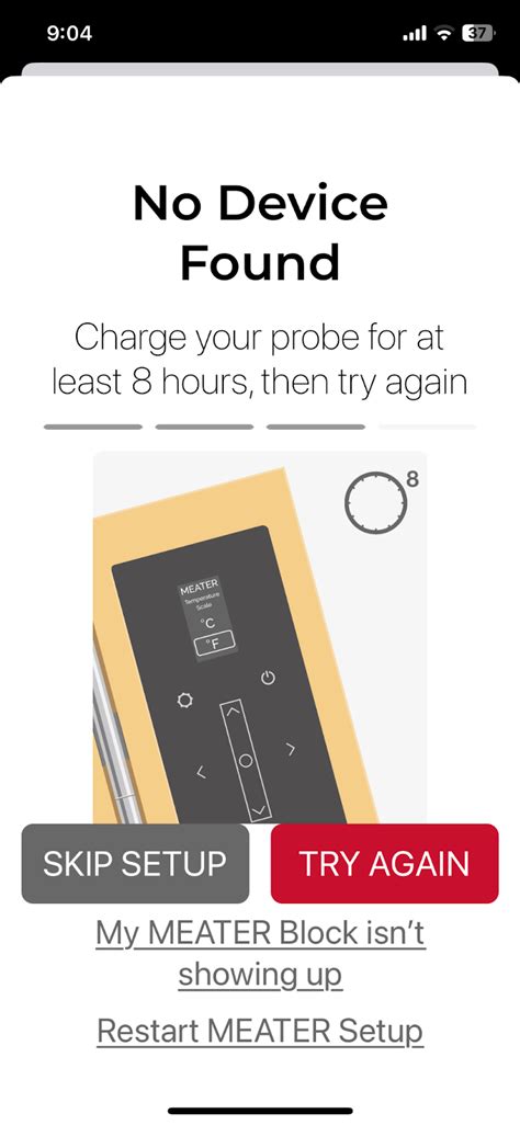 Error No Device Found Meater Block Meater Support