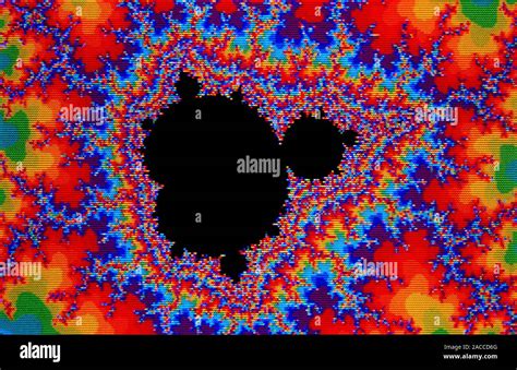 fractal geometry computer graphics representation of a detail from the