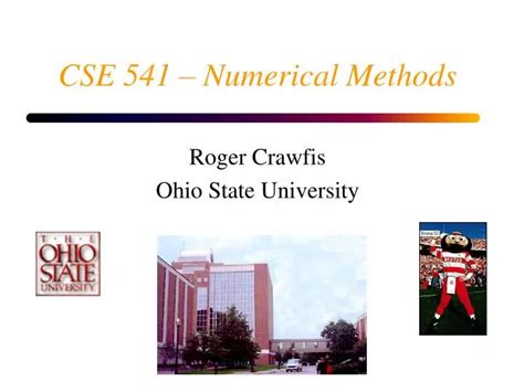 Ppt Cse 541 Numerical Methods Powerpoint Presentation Free