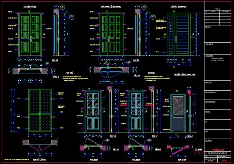 Door And Window Details Autocad Free Cad Block Symbol