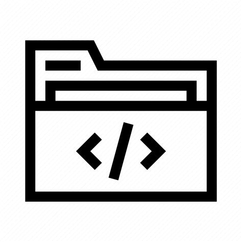 Archive Document Folder File Coding Storage Programming Icon Download On Iconfinder