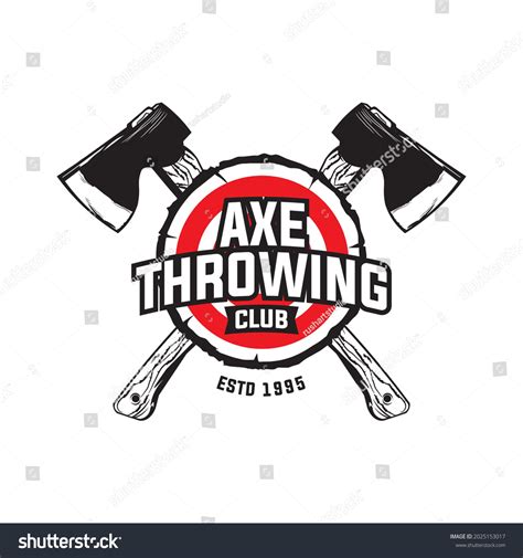 Axe Throwing Wood Target Perfect Axe Stock Vector Royalty Free 2025153017 Shutterstock