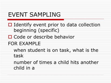 Time Event Sampling Psychology At Lee Ramirez Blog