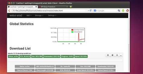 webui aria2 una semplice e utile interfaccia per il download manager
