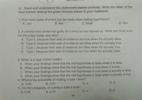 3 When Is A Type Ii Error Made A When Your Findings Show That The