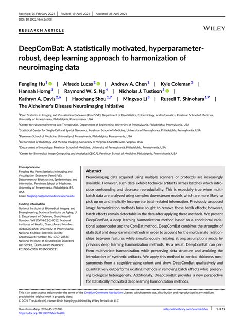 Pdf Deepcombat A Statistically Motivated Hyperparameter‐robust