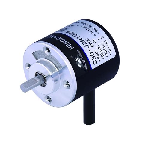 Incremenal 2500 Ppr Miniature Rotary Encoder Solid Shaft 4mm Differential Output Dc5 30v S30