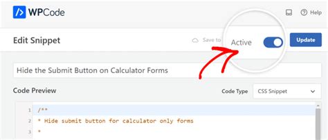 How To Remove The Submit Button From Calculation Forms
