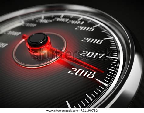 2018년 자동차 속도계3d 렌더링 스톡 일러스트 721190782 Shutterstock