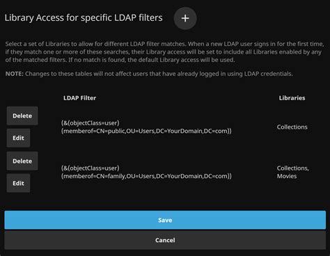 RFC Per Library Access Defaults For LDAP Filters Issue Jellyfin Jellyfin Plugin