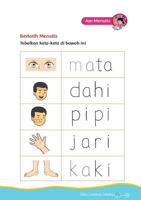 Contoh Belajar Membaca Kelas Sd Materi Belajar Menulis Dan Membaca My