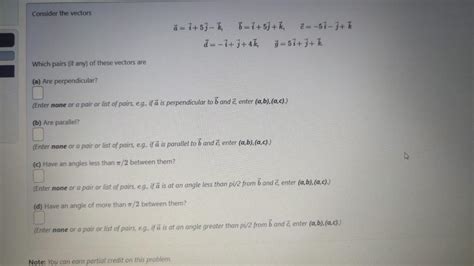 Solved Consider The Vectors A I 5j K B I 5j Chegg Com