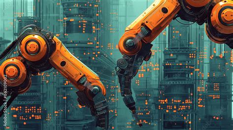 This Image Shows A Robotic Arm In A Factory Showing The Future Of Manufacturing With Advanced