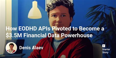 How Eodhd Apis Pivoted To Become A 3 5m Financial Data Powerhouse