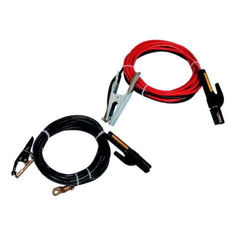 Juego De Cables Para Soldar Trabajo Ligero Y Mediano Guantes Sergo