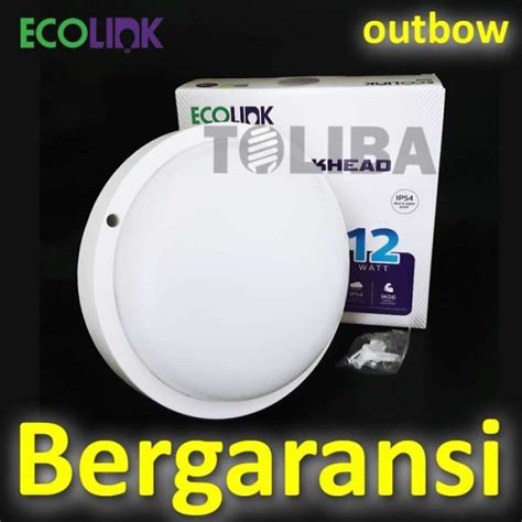 Promo Lampu Panel Led Bulkhead Ecolink 12watt 12w Outbow Ip54 4000k