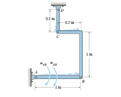 Solved Link ABAB has the angular velocity ωABωABomega AB Chegg com