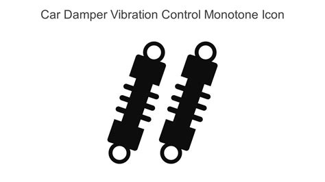Car Damper Vibration Control Monotone Icon In Powerpoint Pptx Png And Editable Eps Format Ppt