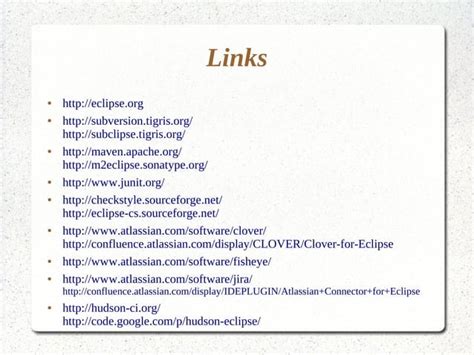 Quality Assurance Using The Eclipse Ide Ppt