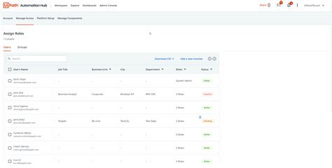 Automation Hub 添加新用户帐户