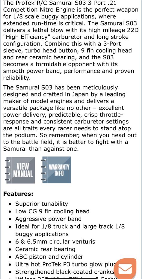 Protek Samurai SO R Engines R C Tech Forums