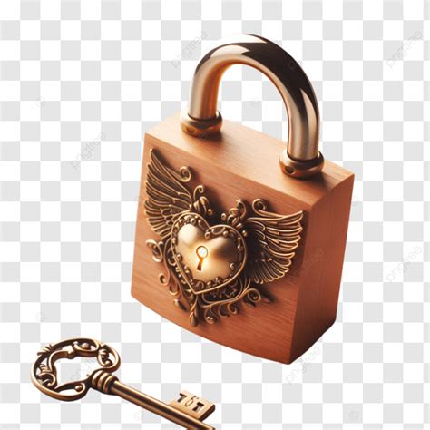 나무 블록에 하트 디자인이 있는 황금 열쇠의 3d 렌더링 황금 열쇠 하트 디자인 나무 블록 Png 일러스트 및 이미지 에 대한 무료 다운로드 Pngtree