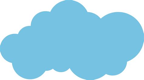 Nube Azul Png Para Descargar Gratis