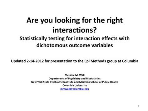 Pdf Testing For Additive Versus Multiplicative Interactions
