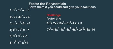 Polynomial Factoring 4 Terms Worksheet International Math Education