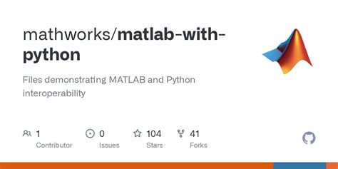 GitHub Mathworks Matlab With Python Files Demonstrating MATLAB And Python Interoperability