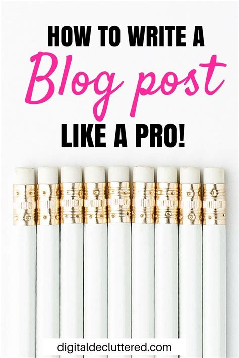 How To Write A Blog Post Every Step From Brilliant Idea To Hitting