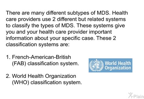 PatEdu Com Types Of MDS