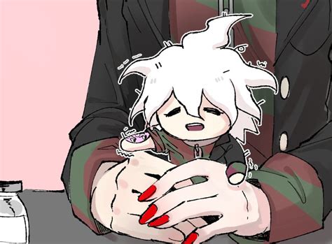 Komaeda Nagito Monokuma And Servant Danganronpa And More Drawn By Seumol Sx Danbooru
