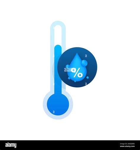 Humidity Weather Sensor Water Level Rate Vector Stock Illustration Stock Vector Image And Art