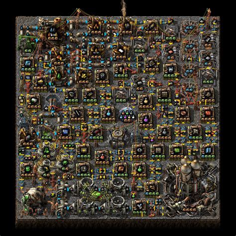 the more complete base in 1 chunk 1 8 spm r factorio