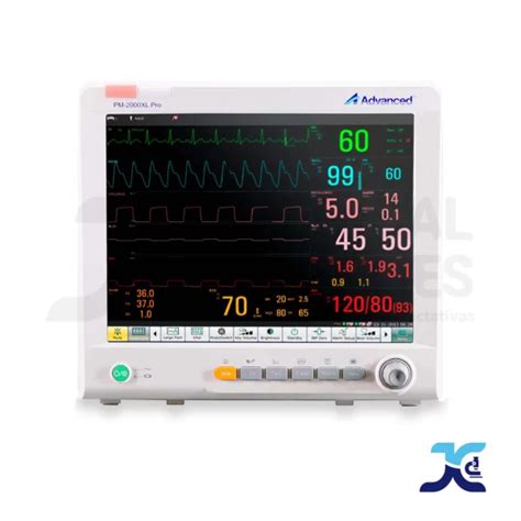 Monitor Advanced Pm 2000 Xl Pro MultiparÁmetro De 8 Parametros