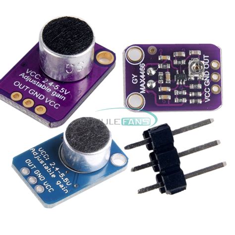 GY MAX4466 Electret Microphone Amplifier With Adjustable Gain For Arduino M EBay